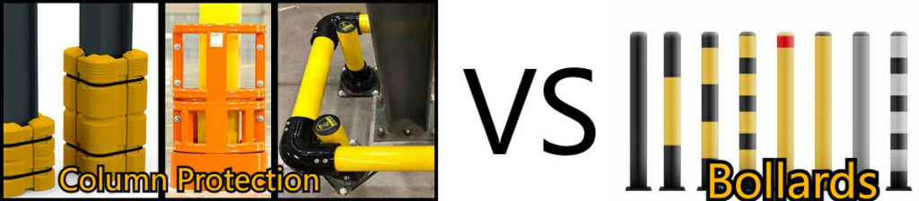 Column Protection VS. Bollards: What is the Difference?